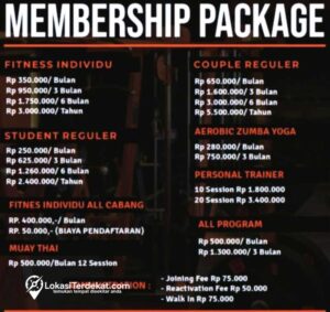 Tempat Gym Terdekat, Lokasi Nge Gym Harga Murah