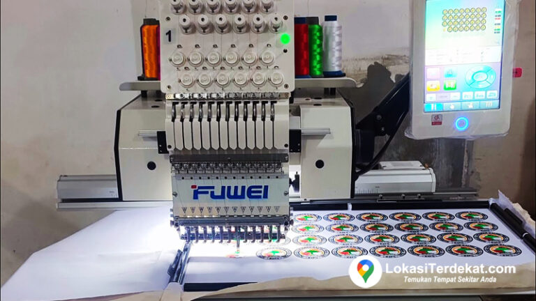 Tempat Bordir Terdekat, Jasa Bordir Komputer Terima Satuan
